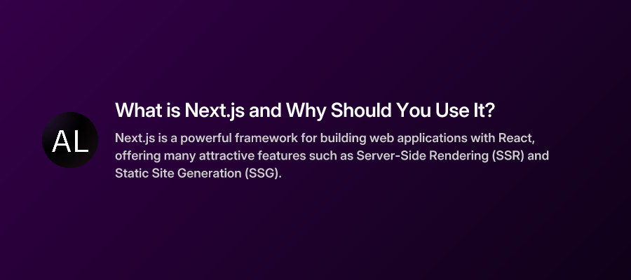 What Is Nextjs And Why Should You Use It Alyvro Blog